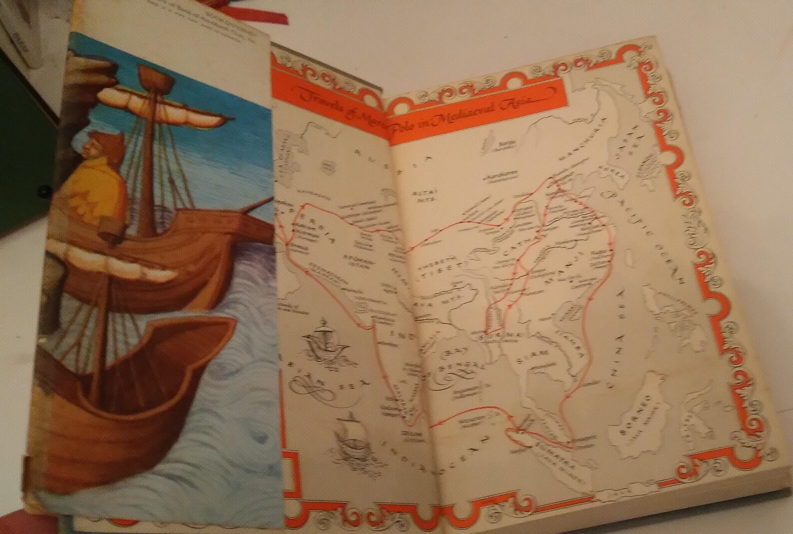 The Travels of Marco Polo Illustrated Circa 1950s - Etsy