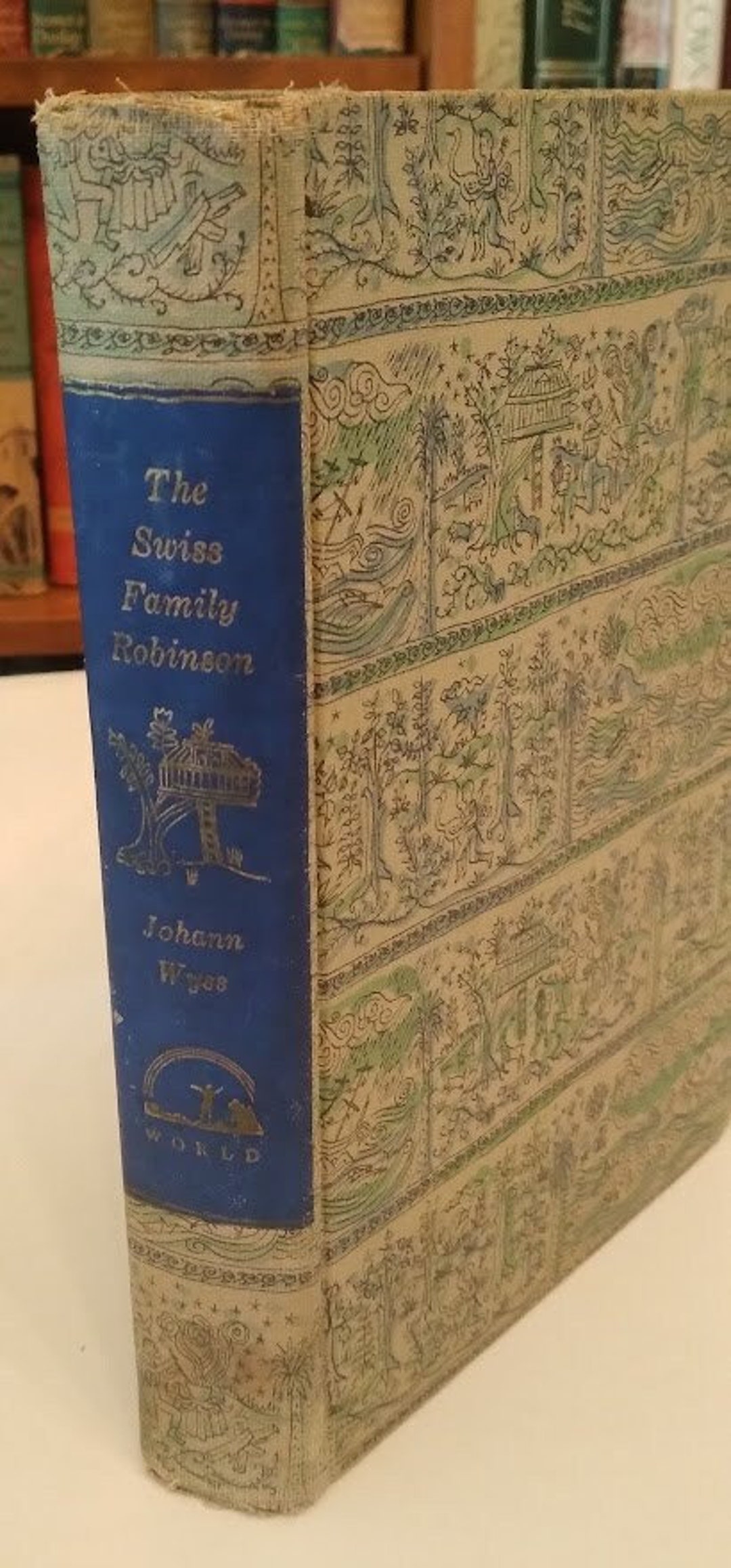 Swiss Family Robinson Johann Wyss Rainbow Classics Edition 1947 ...
