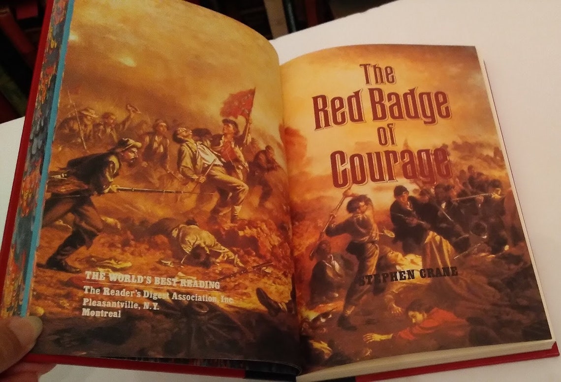 The RED BADGE of COURAGE Stephen Crane Reader's Digest 1982 Illustrated ...