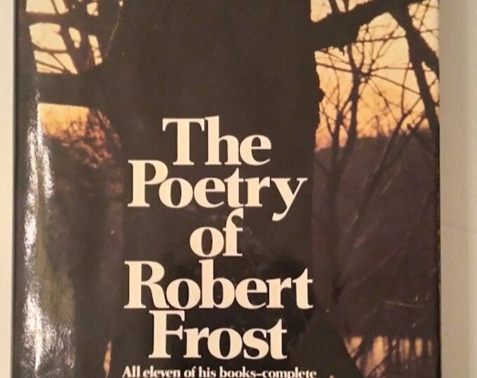 The Poetry of Robert Frost 1969 - Etsy