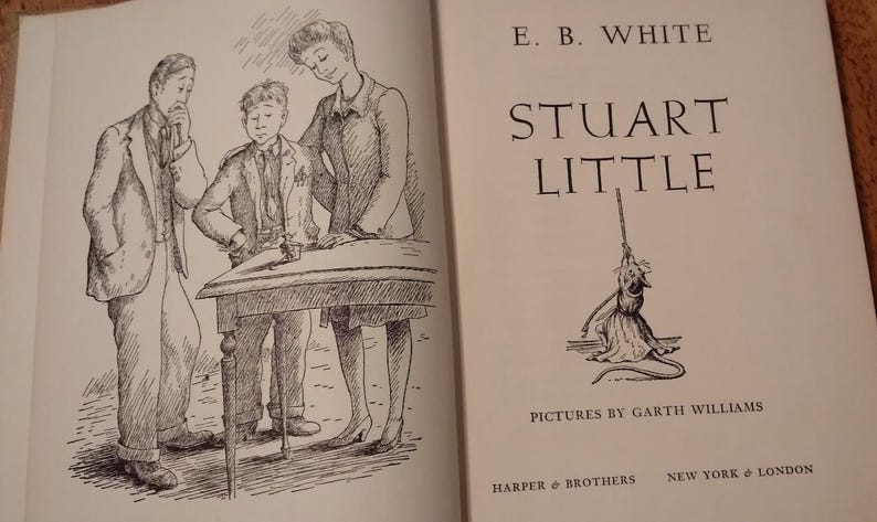 Stuart Little E. B. White, Pictures by Garth Williams, Harper ...