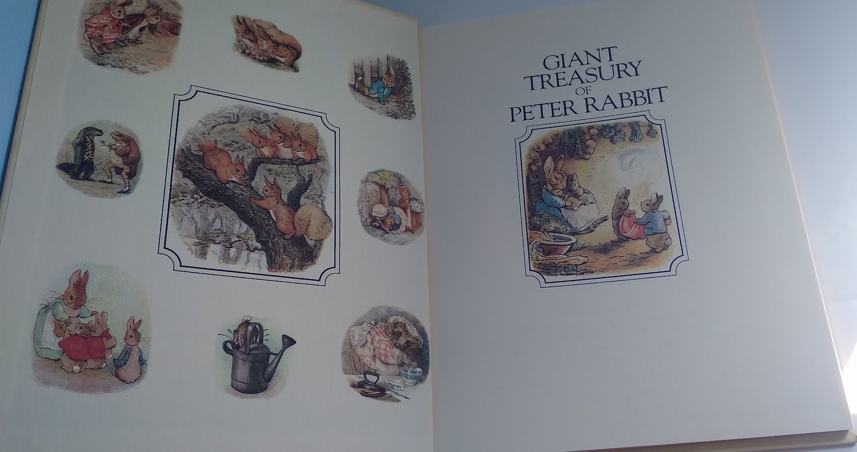 Giant Treasury of Peter Rabbit Beatrix Potter Illustrated 1980 - Etsy
