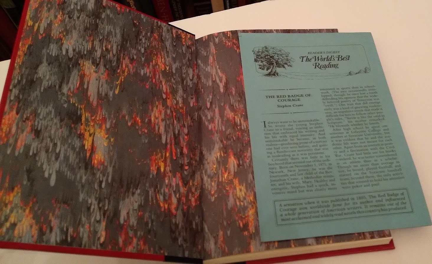 The RED BADGE of COURAGE Stephen Crane Reader's Digest 1982 Illustrated ...