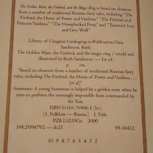 The Golden Mare, the Firebird, and the Magic Ring by Ruth Sanderson ...