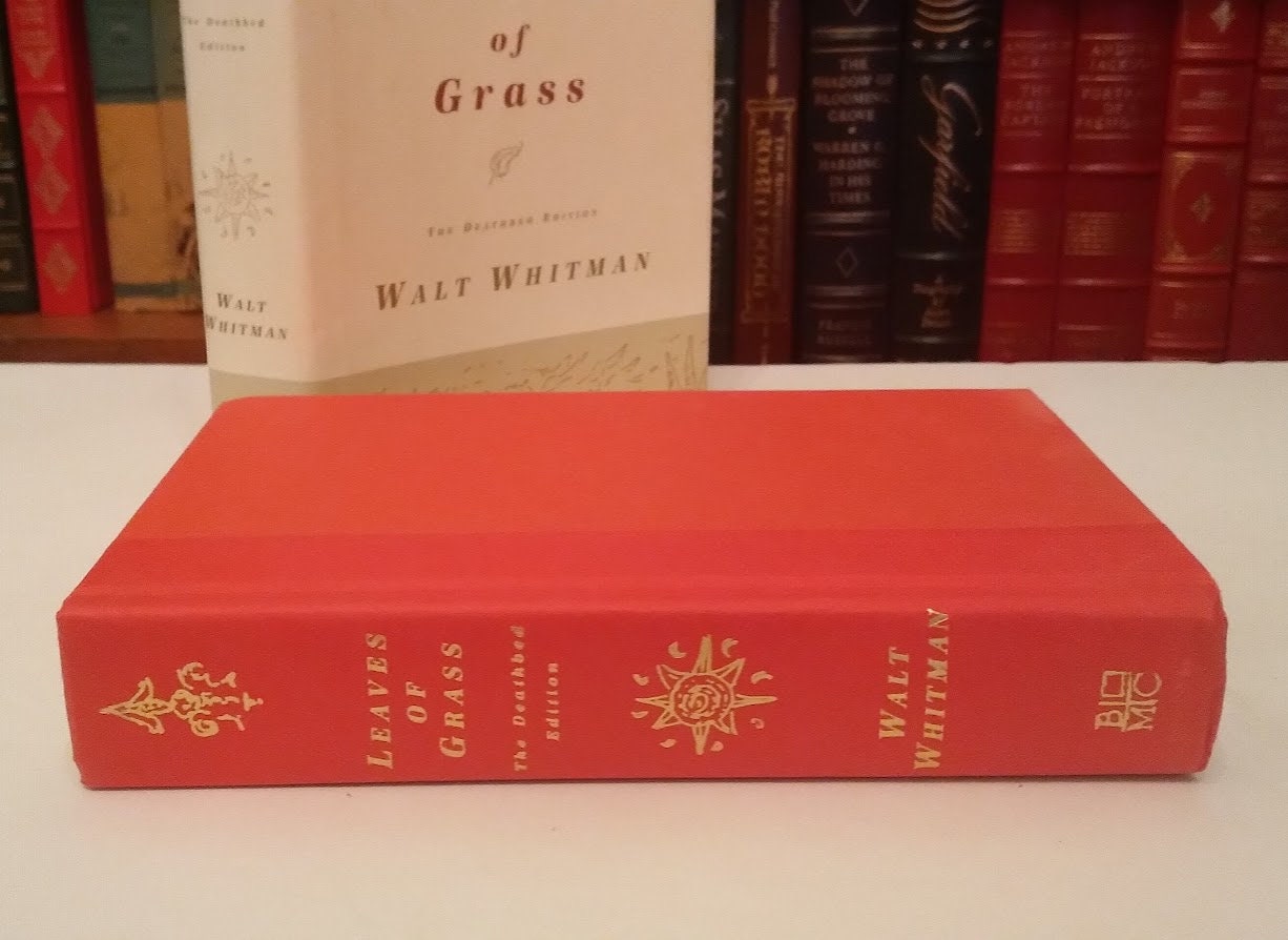Leaves of Grass. Deathbed Edition. Walt Whitman. Hardcover W/dust ...