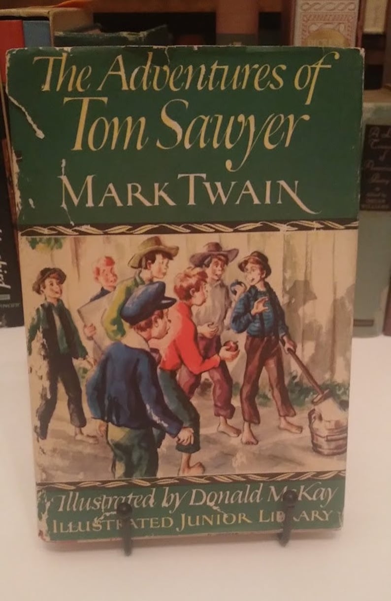 The Adventure of Tom Sawyer Mark Twain Illustrated Junior Library 1974 ...