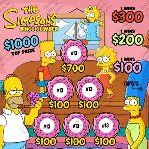Simpsons Climber Bingo Board - Etsy