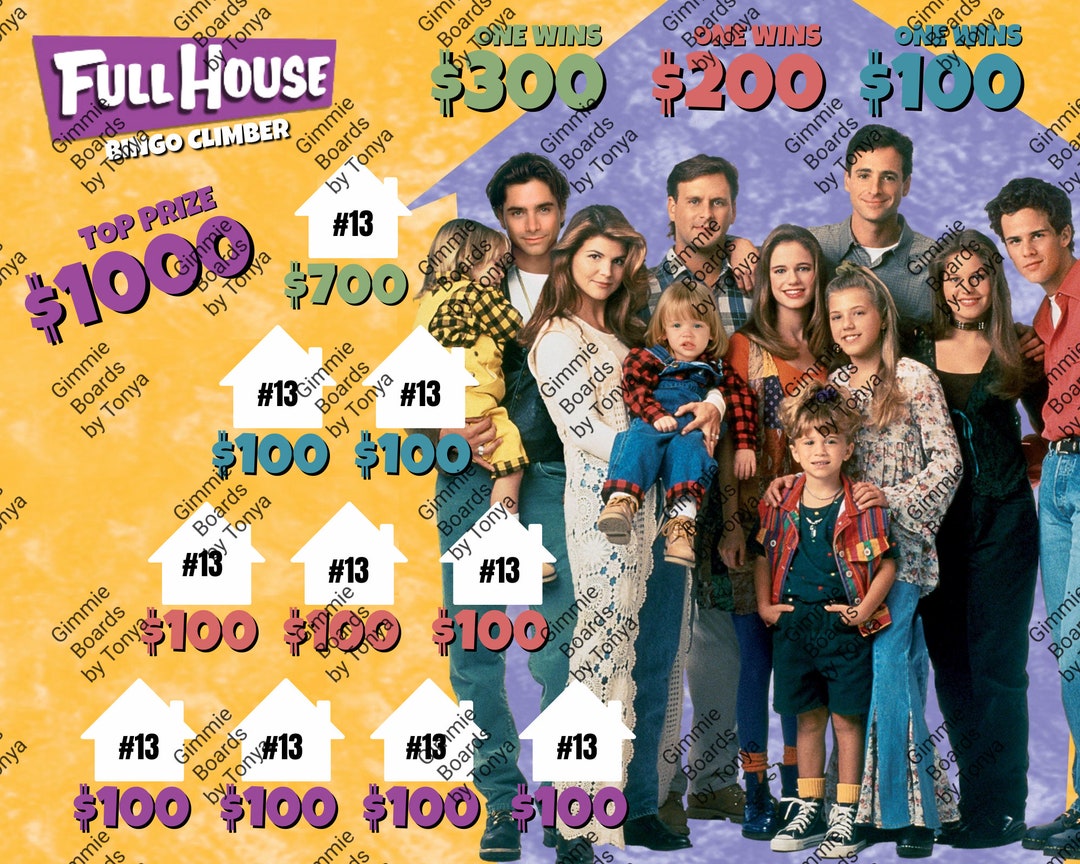 Full House Climber Bingo Board - Etsy