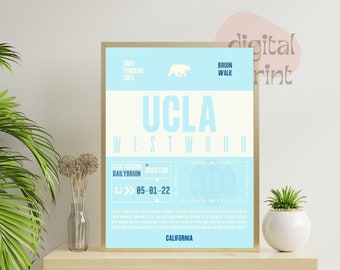 Ucla Art Print - Etsy