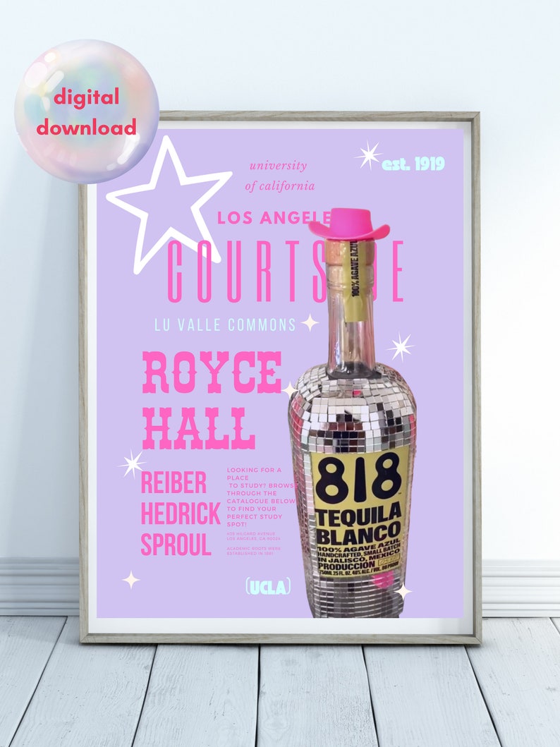 UCLA Royce Hall Instant Download Print, LA Printable Poster, Campus ...