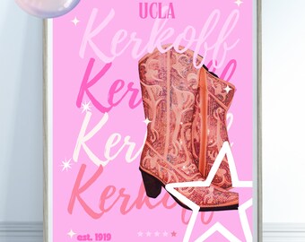 UCLA Hilgard Instant Download Print LA Printable Poster - Etsy