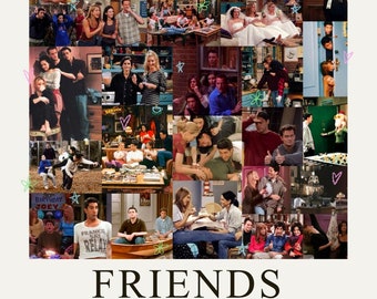 FRIENDS TV Show Art Print Customizable With Your Favorite FRIENDS Quote ...