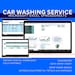 Car Washing Business Management Sheet Car Washing Service Excel ...