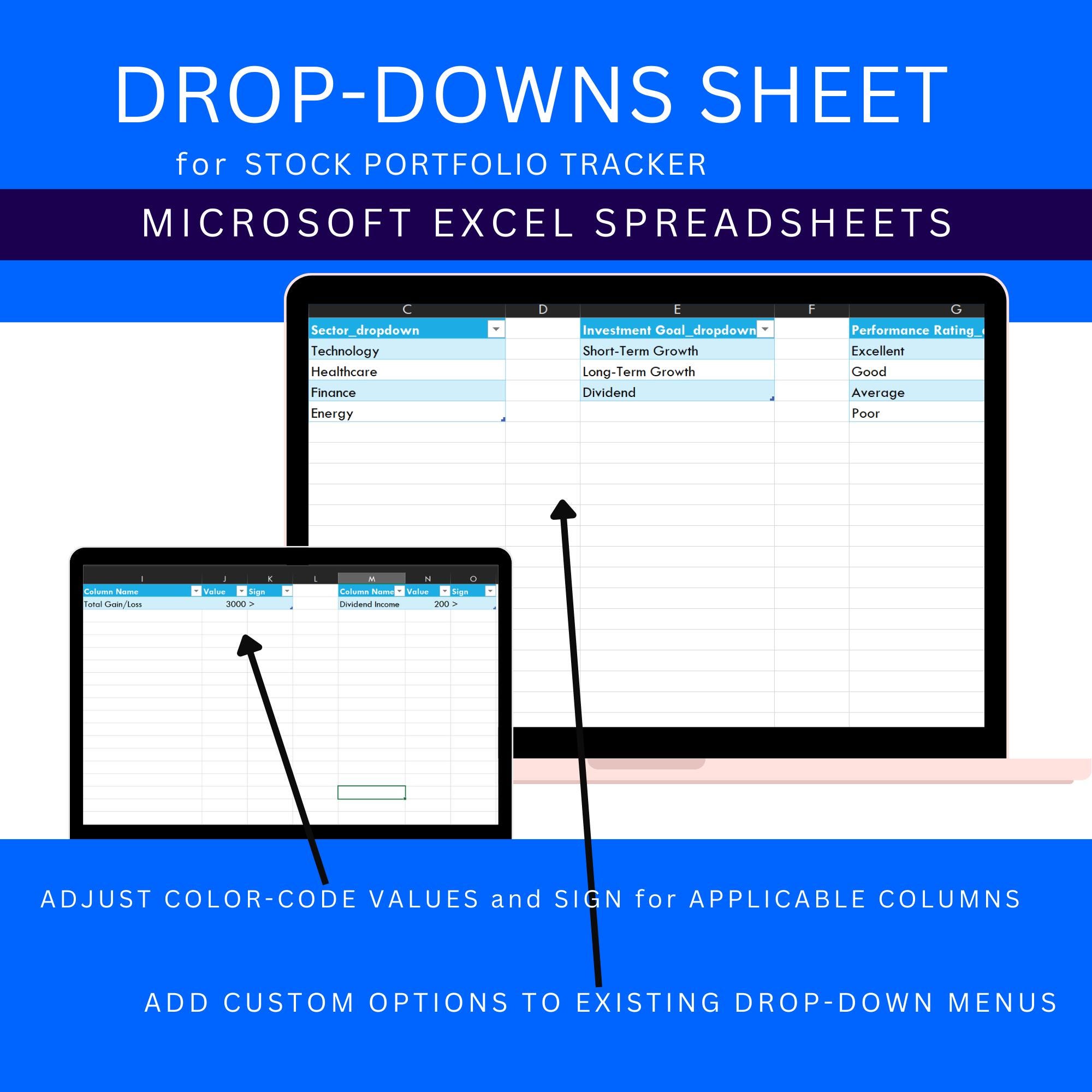 Stock Portfolio Tracker Template Sheets Excel Spreadsheet Excel ...