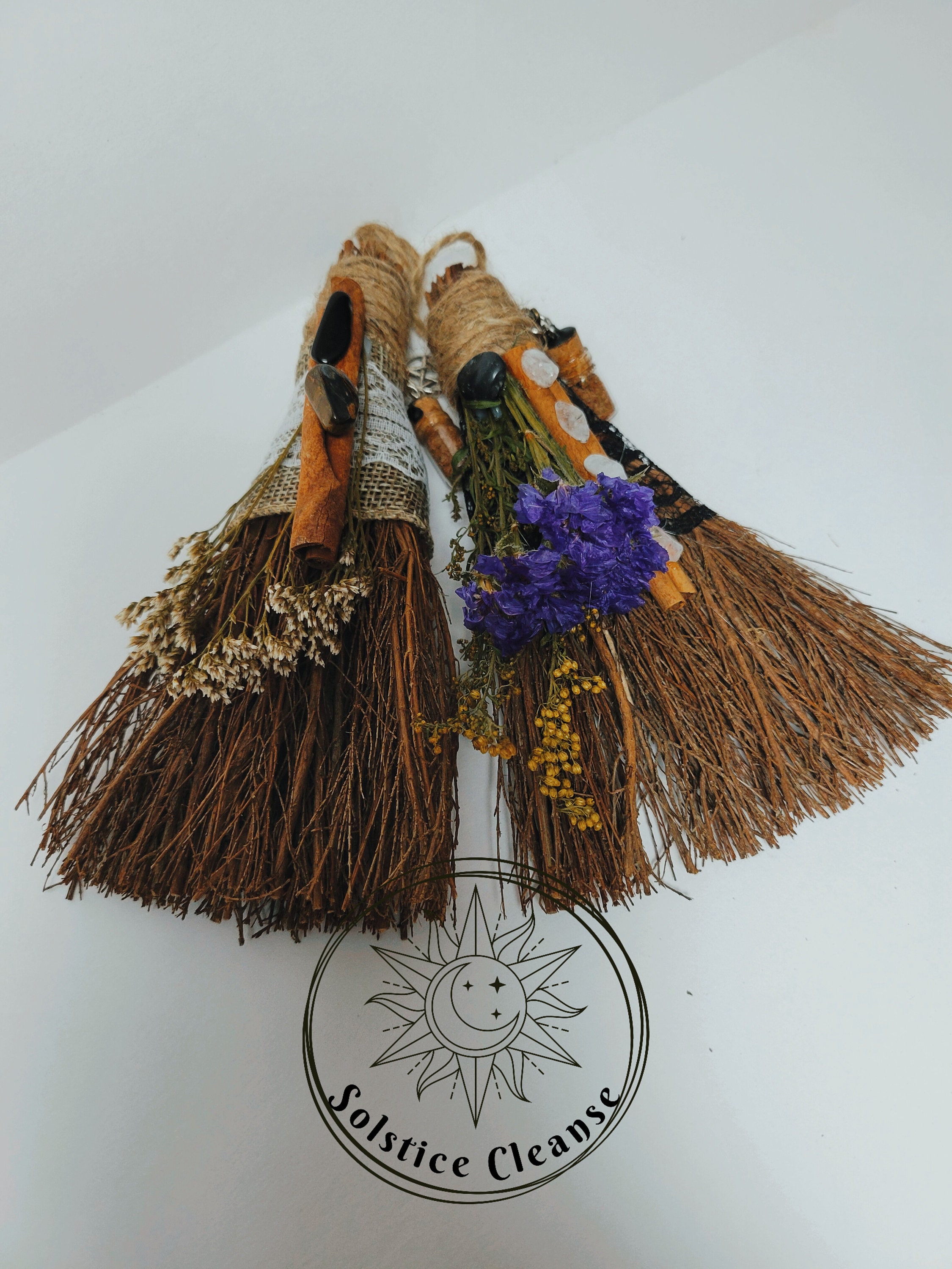 Besom Cleansing Protection Cinnamon Broom for Alter and - Etsy