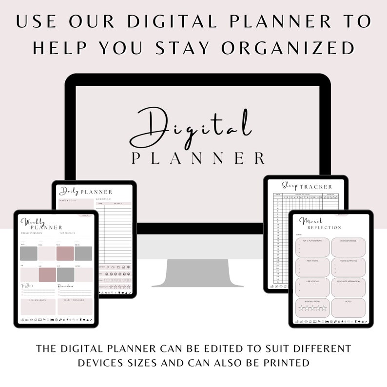 2024 Digital Planner DATED Digital Planner 2024 Digital Journal Daily ...