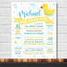 Editable Rubber Duckie Milestone, Ducky Chalkboard Sign, Duck Milestone ...