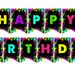 Editable Glow Banner, Glow Birthday Banner, Let's Glow Birthday Decor ...