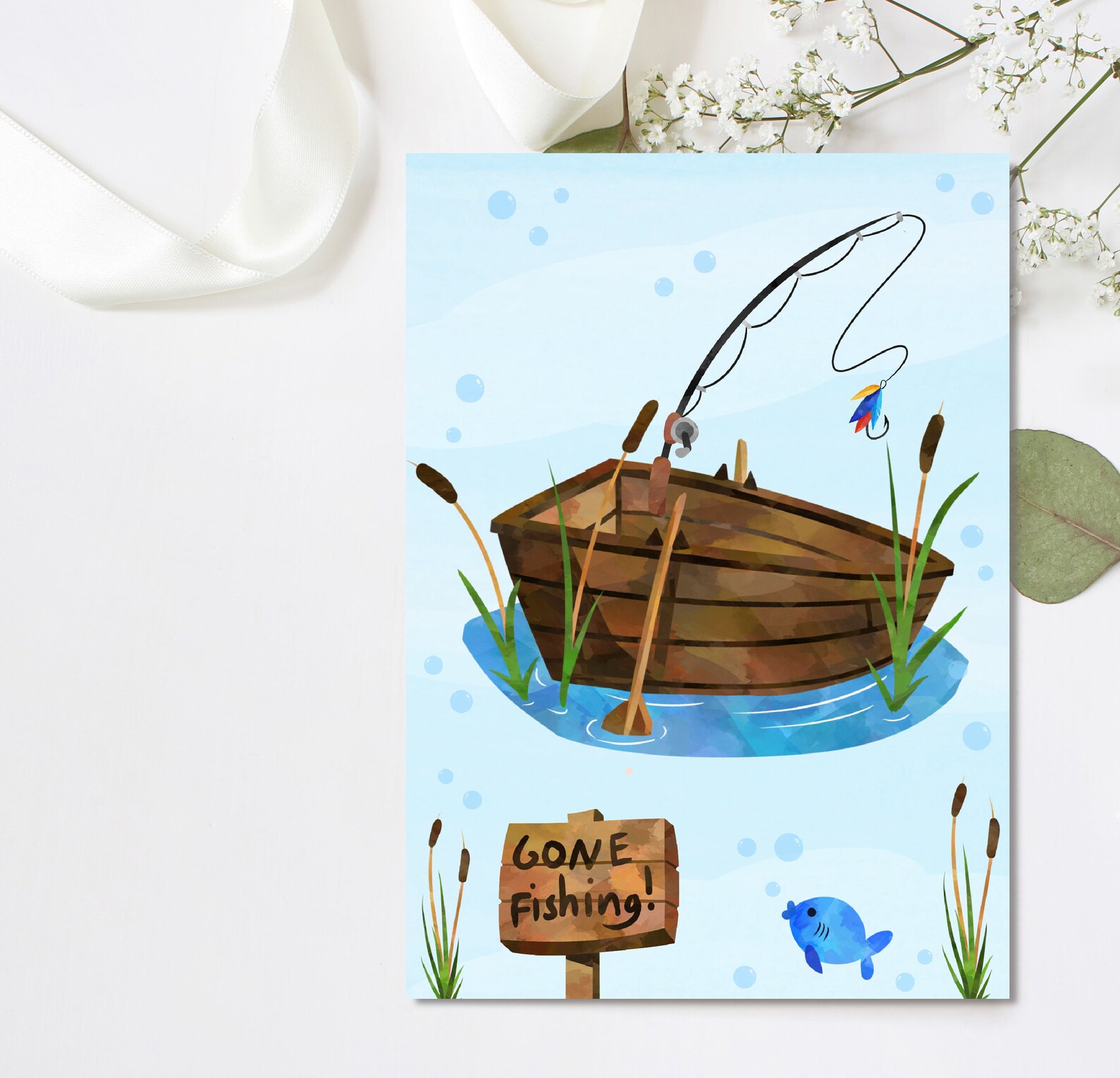 Editable Fishing Invitation Fishing Birthday Invitation | Etsy
