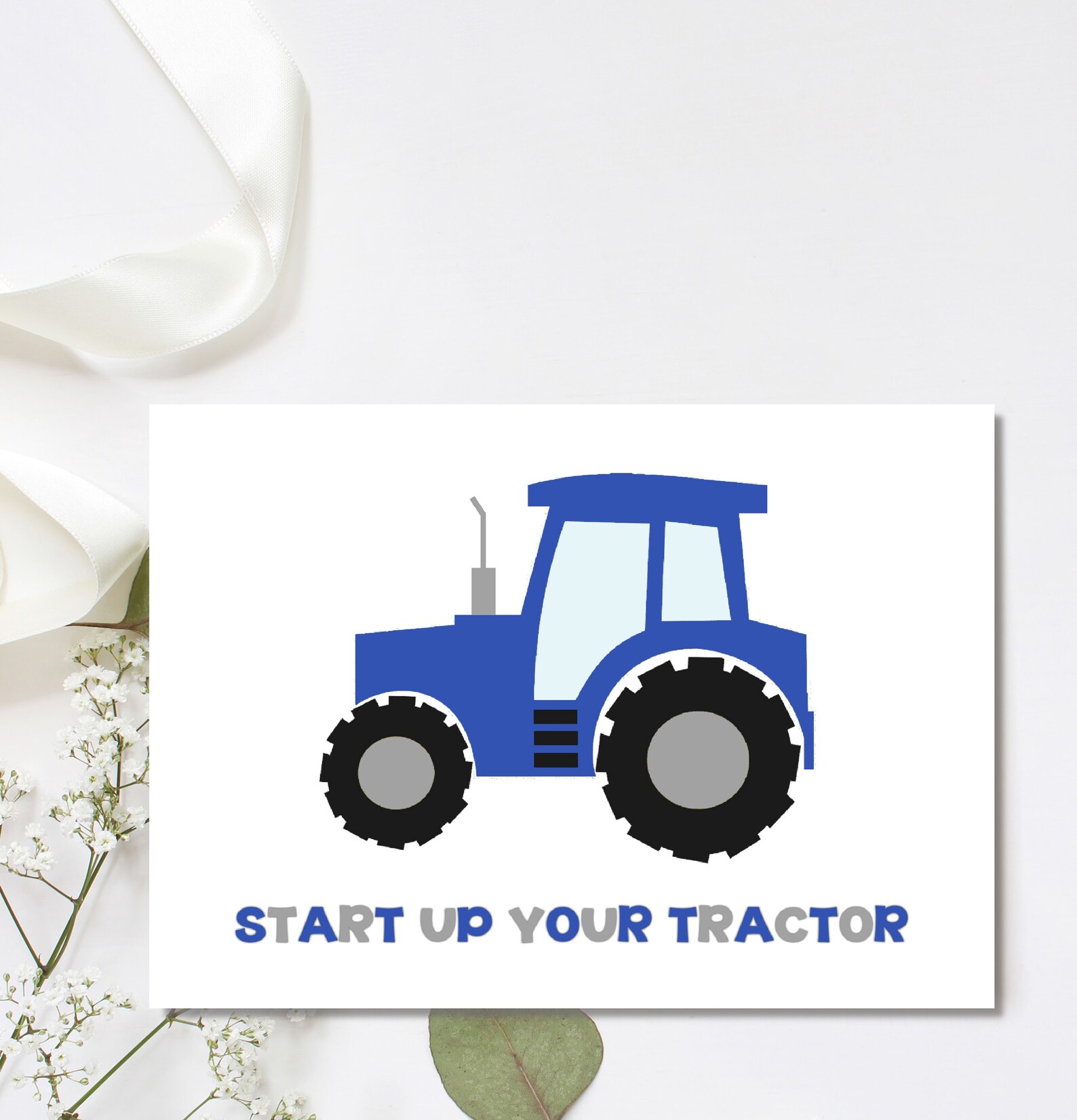 Editable Tractor Invitation, Tractor Birthday Invitation, Start Your ...
