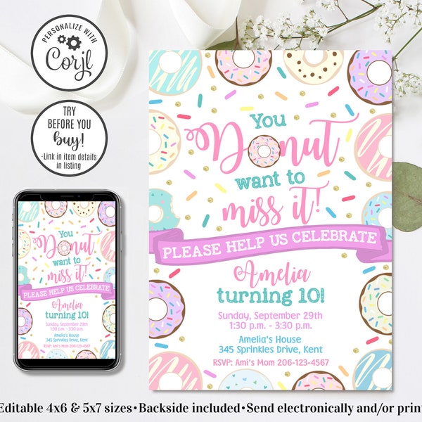 Donut Forget Us - Etsy
