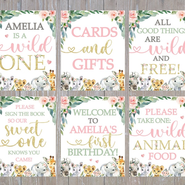 Wild One Printables - Etsy