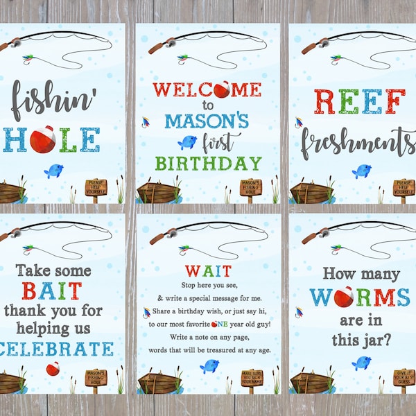 Fishing Signs - Etsy