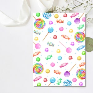 Editable Candy Birthday Invitation, Candyland Invitation, Candy ...