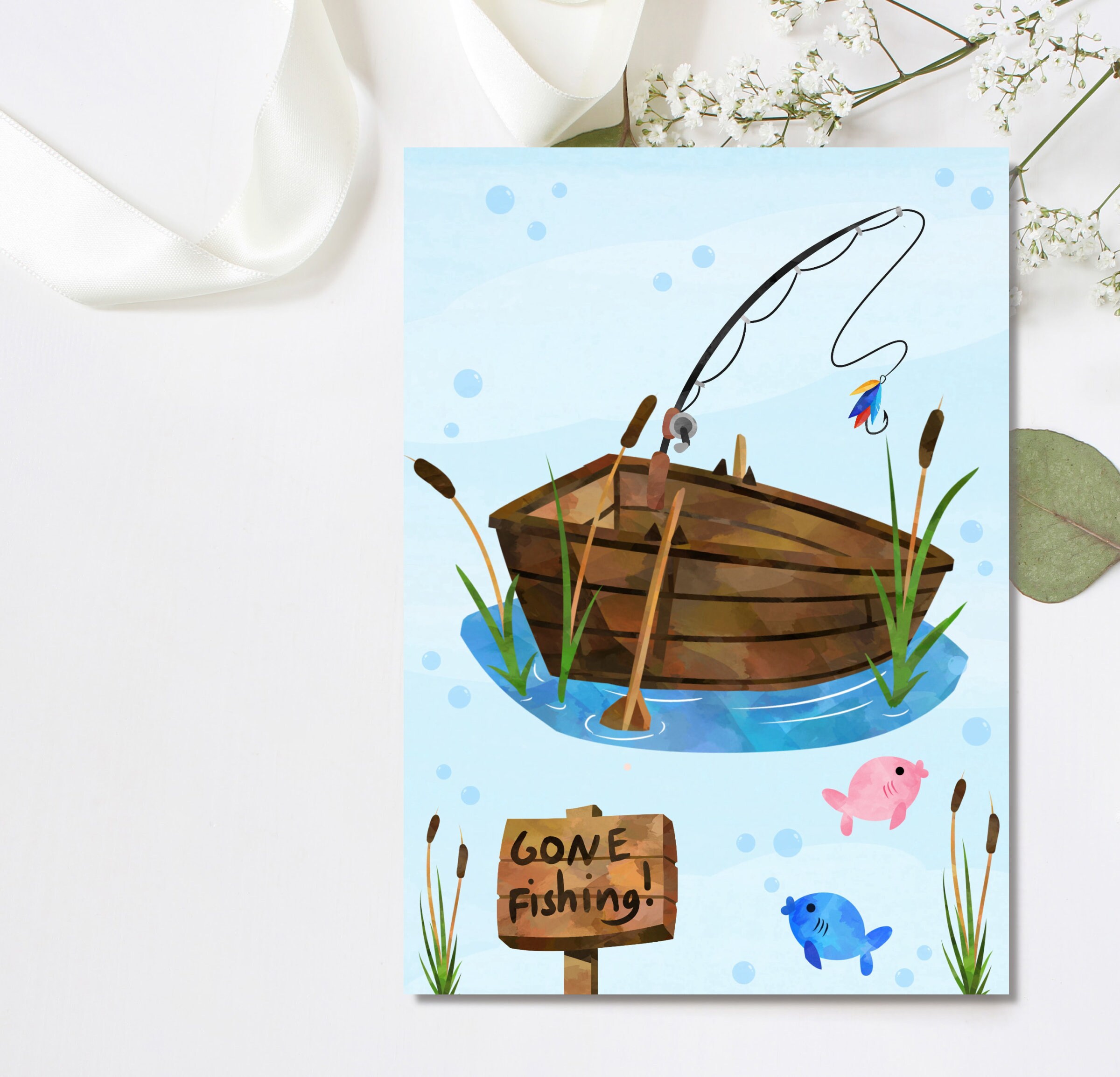 Editable Fishing Gender Reveal Invitation Fish-he or Fi-she - Etsy Hong ...