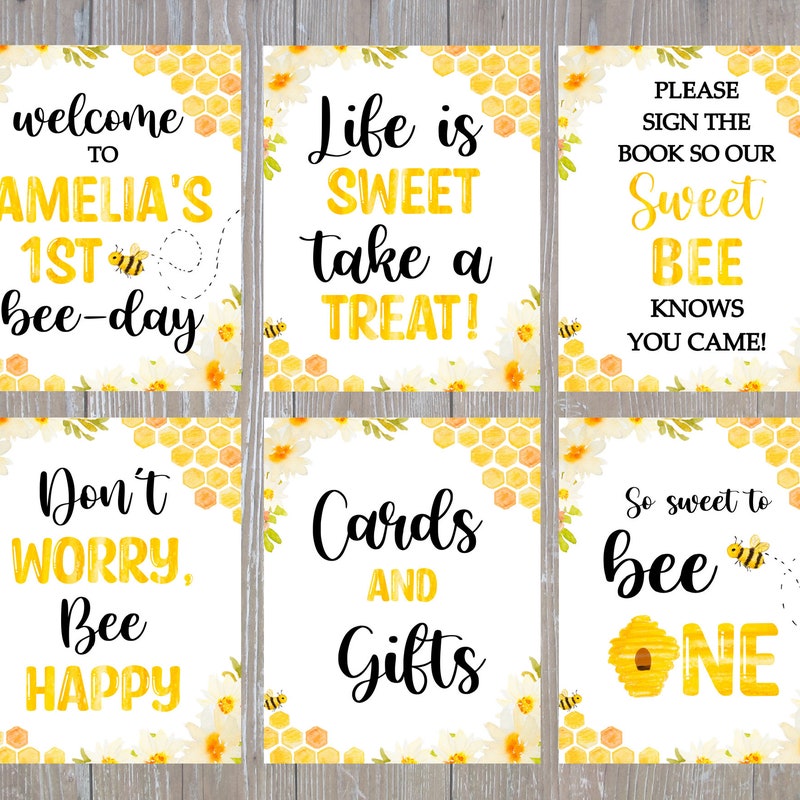 Bee Birthday - Etsy