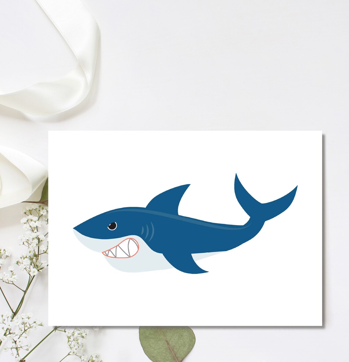 Editable Shark Invitation Shark Birthday Invitation Template | Etsy