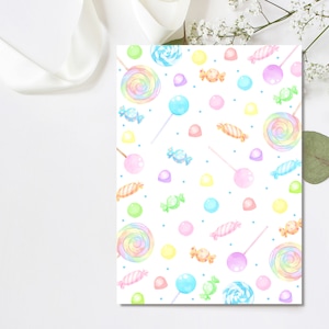 Editable Candy Gender Reveal Invitation, Candyland Gender Reveal ...