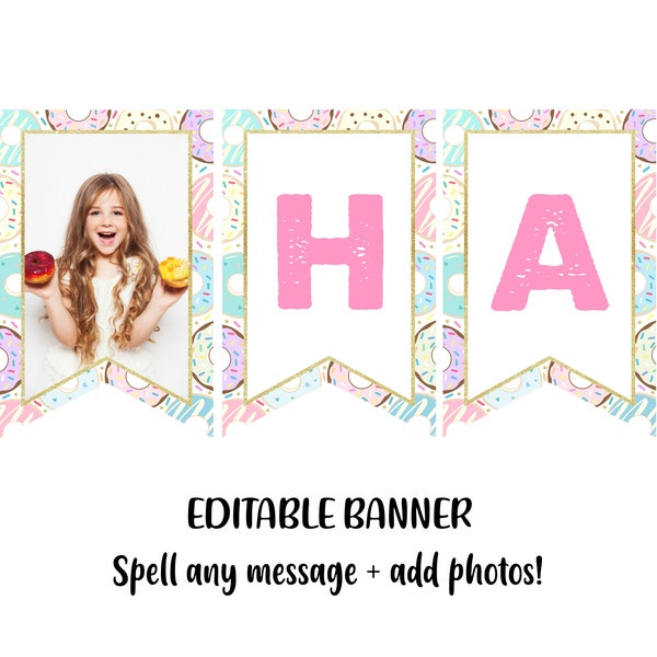 Donut Banner - Etsy