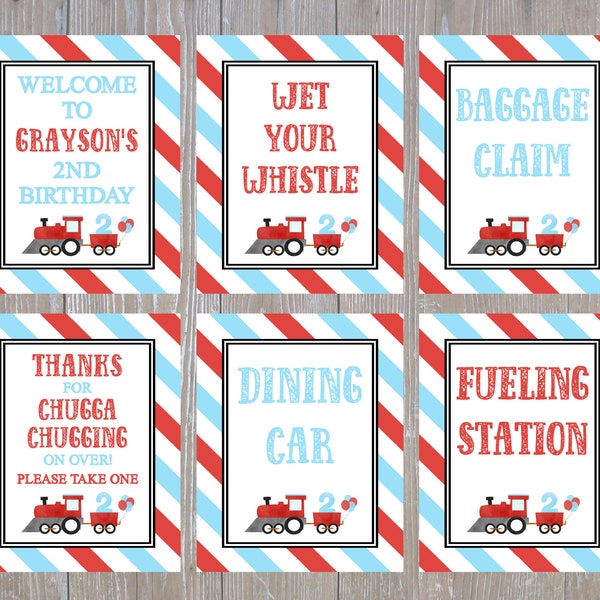 Train Signs - Etsy