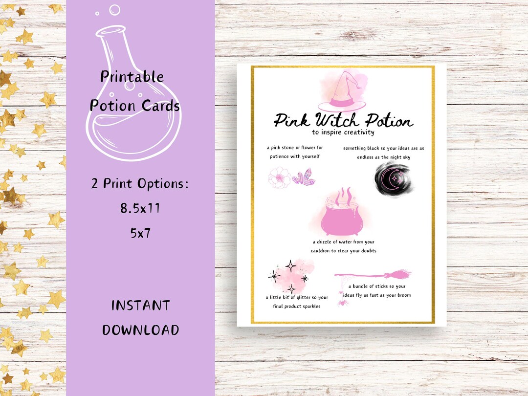 Mud Kitchen Recipe Cards, Potion Cards, Witch Potion, Mud Kitchen ...