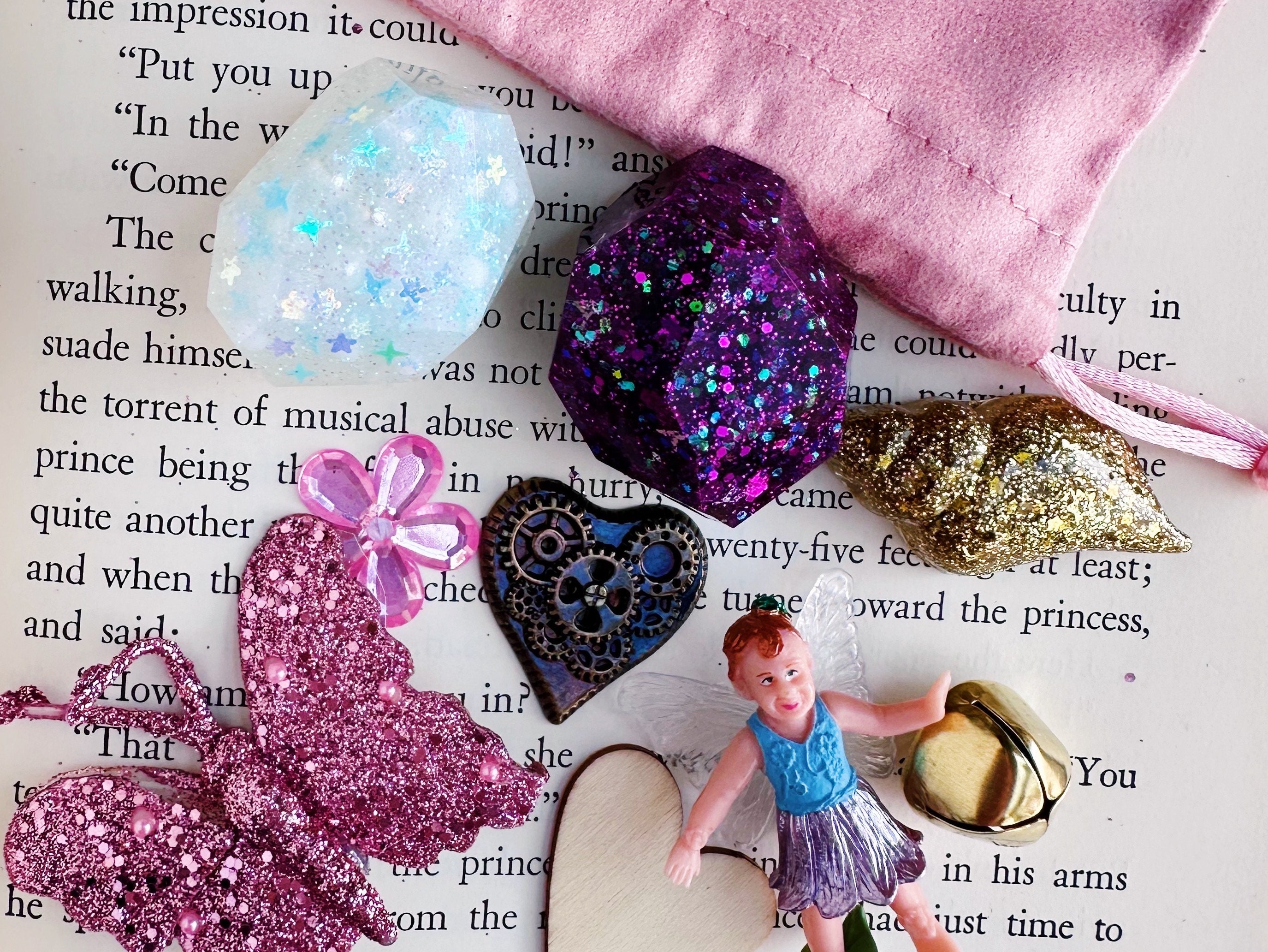 Fairy Treasure, Kids Fairy Gift, Fairy Gift Bag, Play Gems, Kids ...