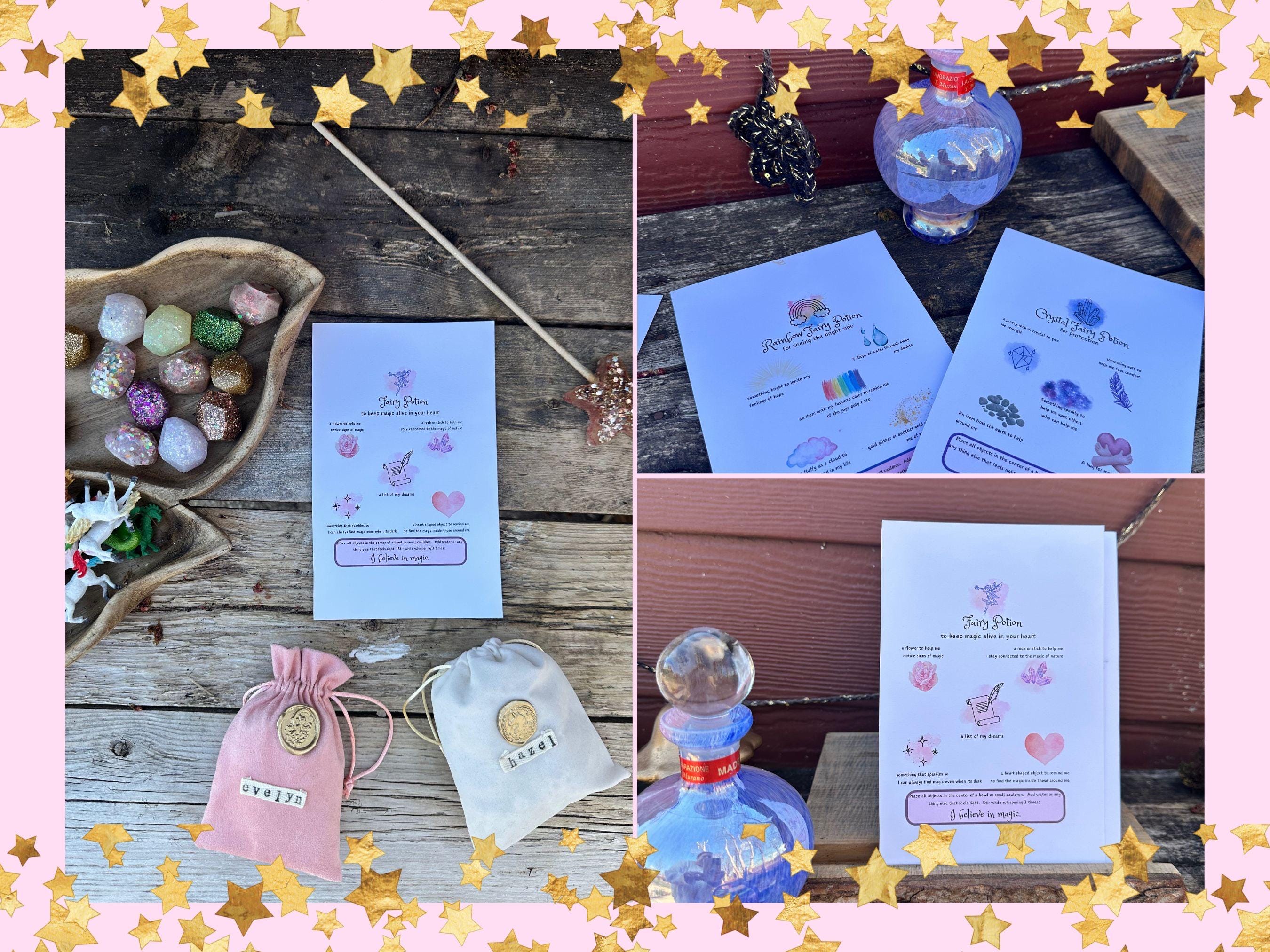 Fairy Potion Cards, Kids Magic Potions, Mud Kitchen Recipe Cards ...