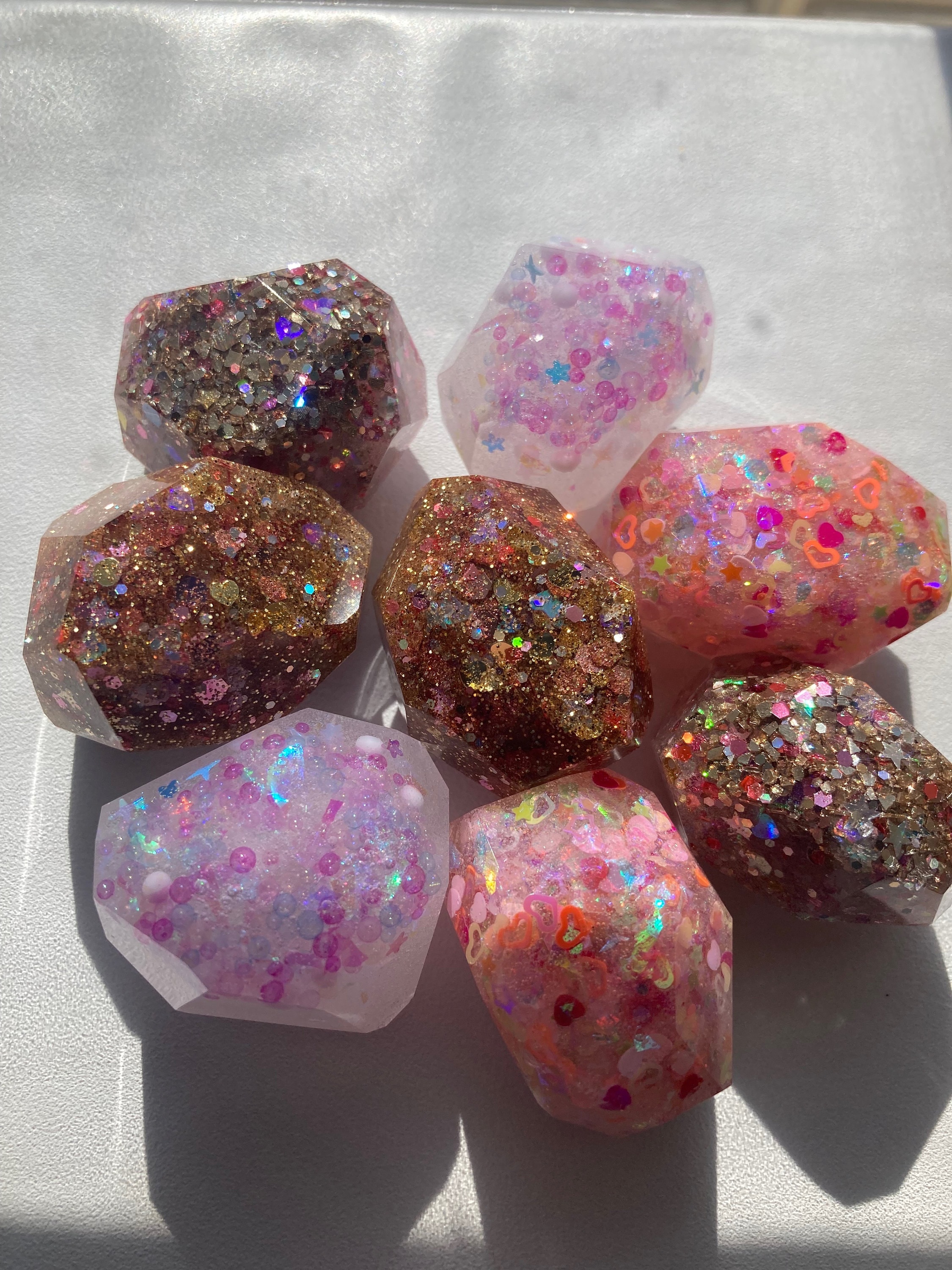 Magic Gems, Resin Rocks, Resin Gems, Glitter Gems, Treasure Gems ...
