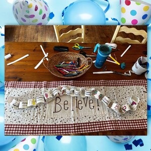 Birthday Countdown, Birthday Paper Chain, Printable Kids Countdown ...