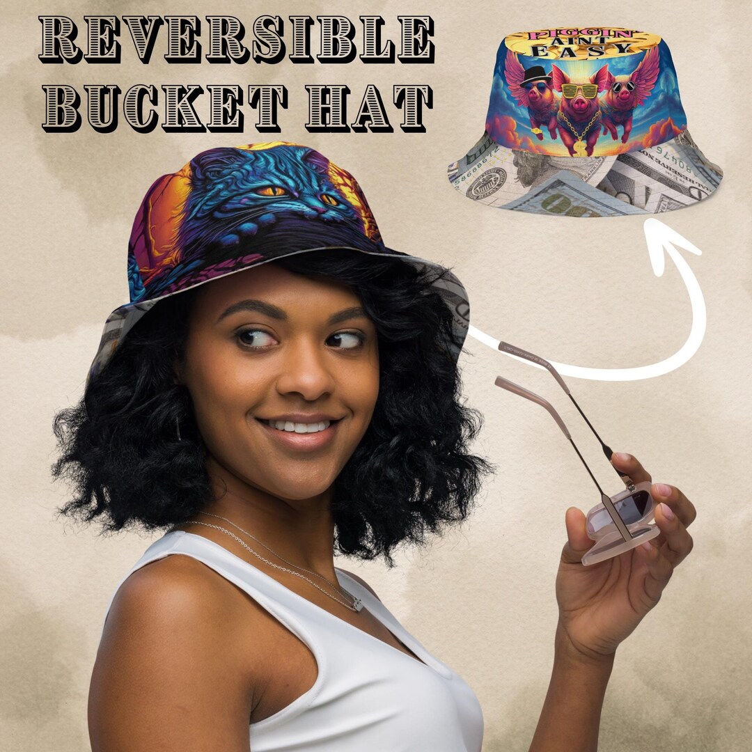 Funny Bucket Hat, Rave Wear, Rave Accessories, Festival Hat, EDM ...