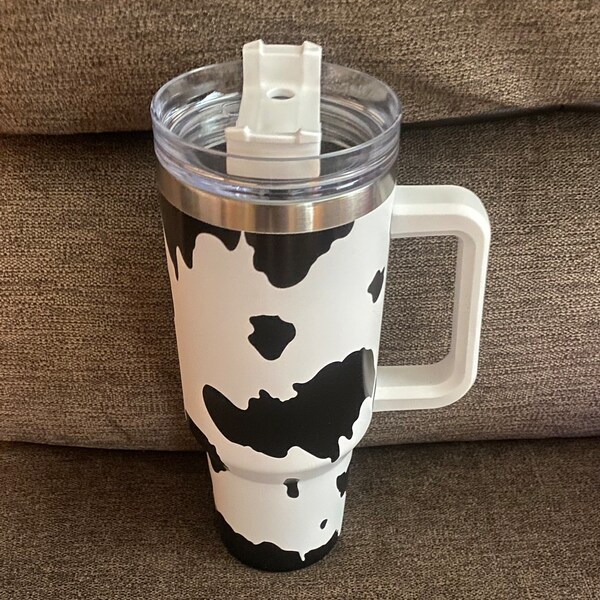 Cow Print Stanley Cup - Etsy