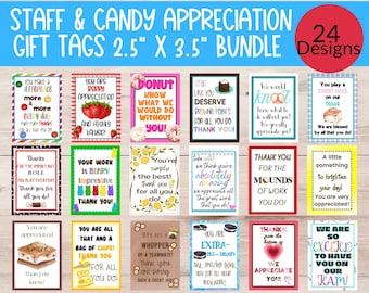 Candy Appreciation Sayings - Etsy