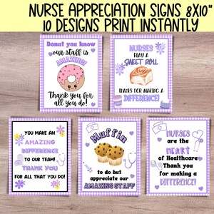 10 NURSES APPRECIATION Week|nurses Appreciation Snack & Treat Staff ...