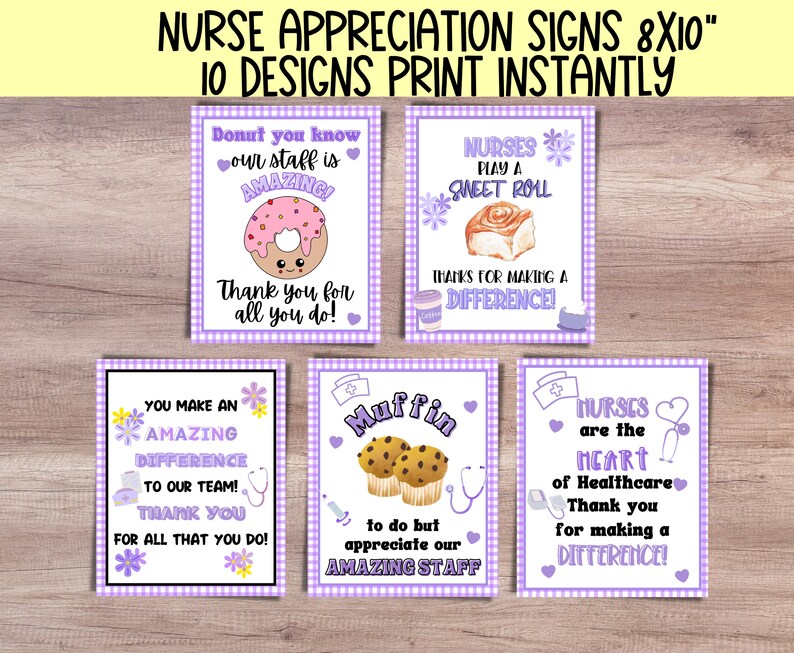 10 NURSES APPRECIATION Week|nurses Appreciation Snack & Treat Staff ...