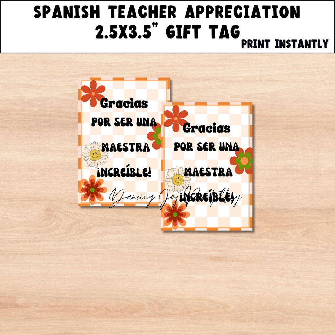 Gracias Por Ser Una Maestra Increible thank You for Being an Incredible ...