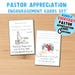 Pastor Appreciation Gift Card Bundle: Scripture Encouragement Flat Lay ...