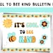 SUMMER BULLETIN BOARD Kit|cool to Bee Kind Bulletin Board|school ...