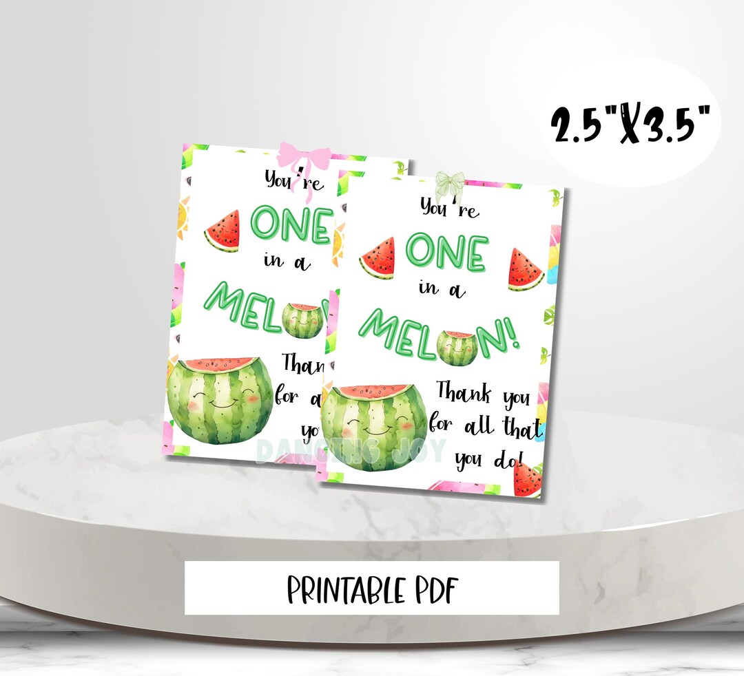 Melon TEACHER Appreciation Gift|sunday School Staff Nurse Employee ...