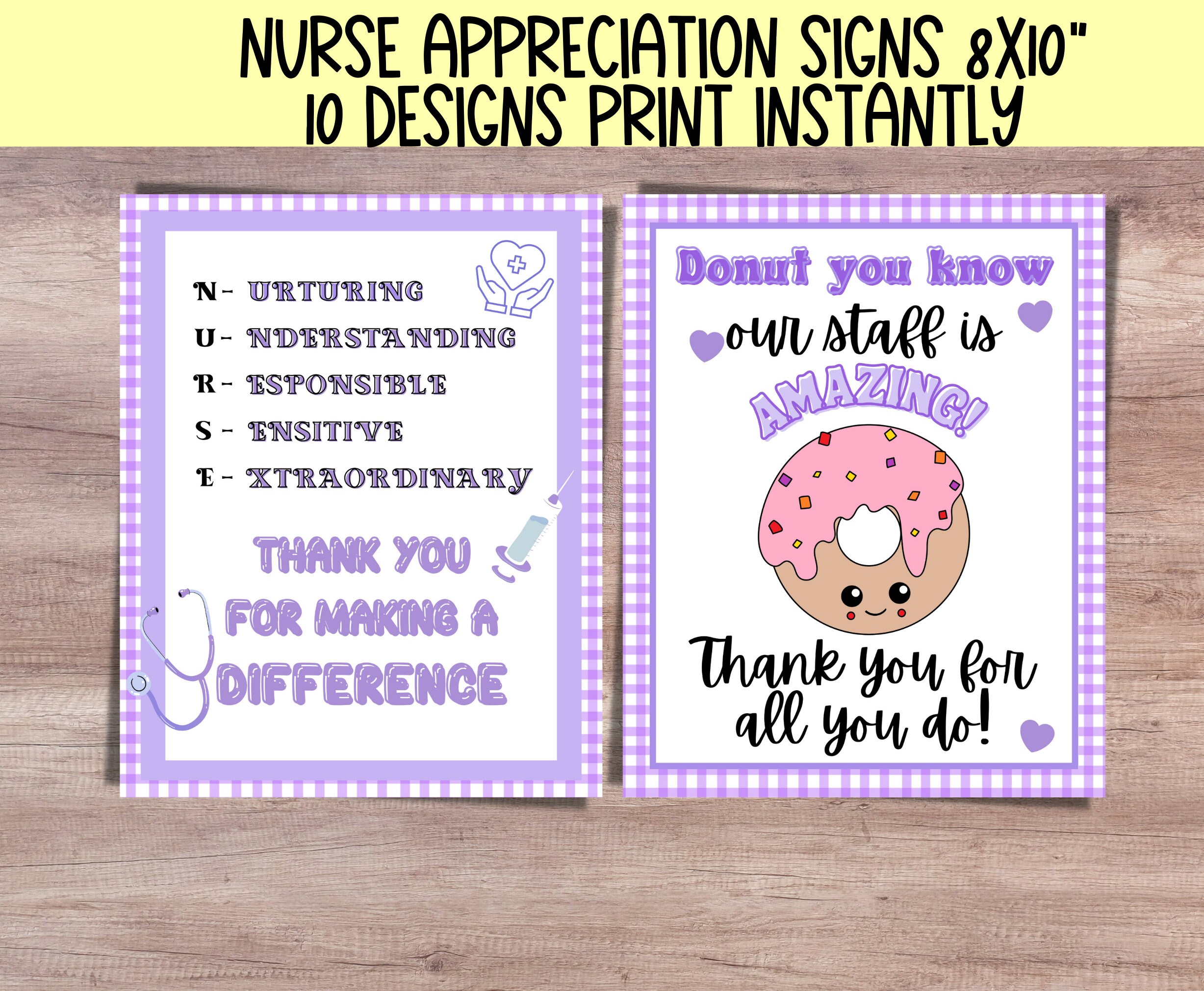 10 NURSES APPRECIATION Week|nurses Appreciation Snack & Treat Staff ...