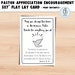 PASTOR APPRECIATION Encouragement Flat Lay Gift Card Bundlepastor Thank ...